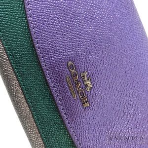 Coach | Bags | Nwt Coach Colorblock Wallet Multi Color | Poshmark